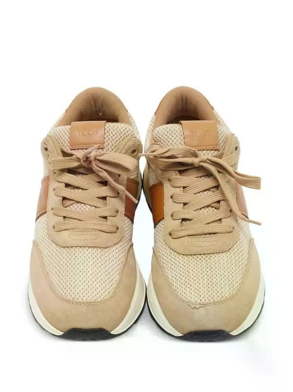 TOD'S Mesh Panelled Lace-up Sneakers