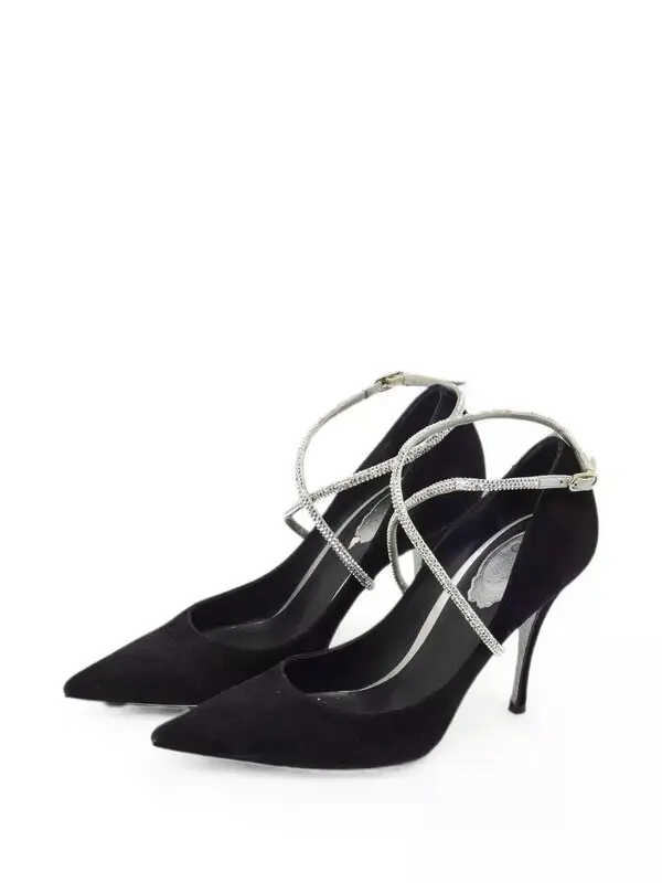 Rene Caovilla Twista Crystal-embellished Pumps