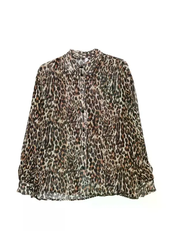 Imperial Leopard-print Button-down Shirt