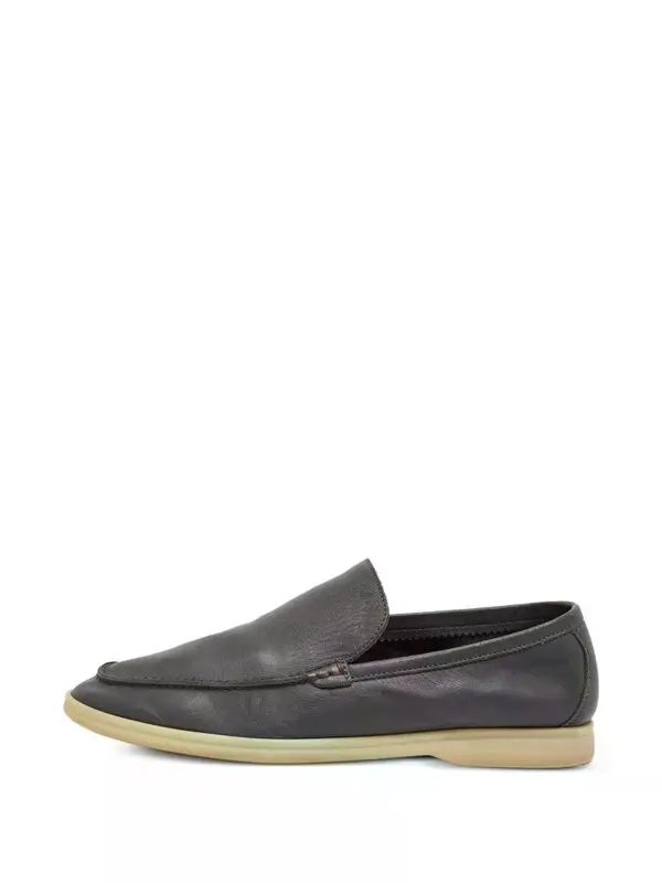 Loro Piana Summer Walk Loafers - Grey