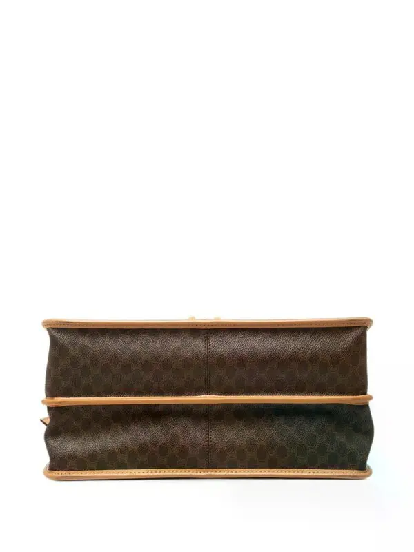 Celine 2013 Macadam Coated Canvas Satchel