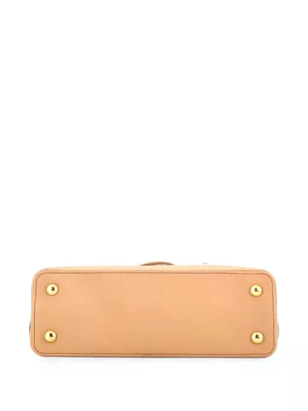 LOUIS VUITTON Capucines Resin Chain Bag Leather Mm Shoulder Bag