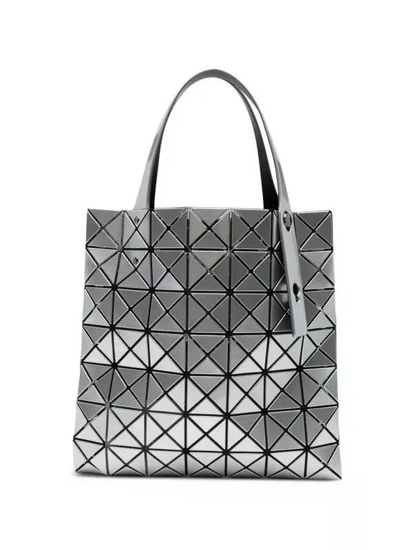 Issey Miyake Prism Basics Geometric Tote Bag - Silver