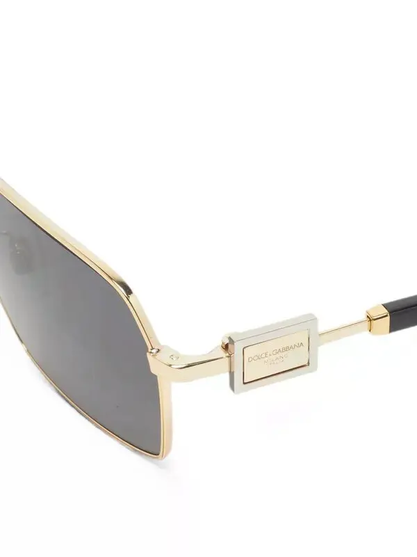 Dolce & Gabbana Geometric-frame Sunglasses