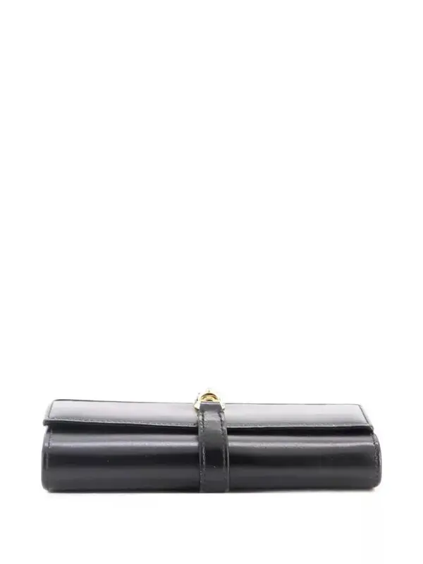 Gucci Jackie 1961 Continental Chain Wallet Leather Crossbody Bag - Black