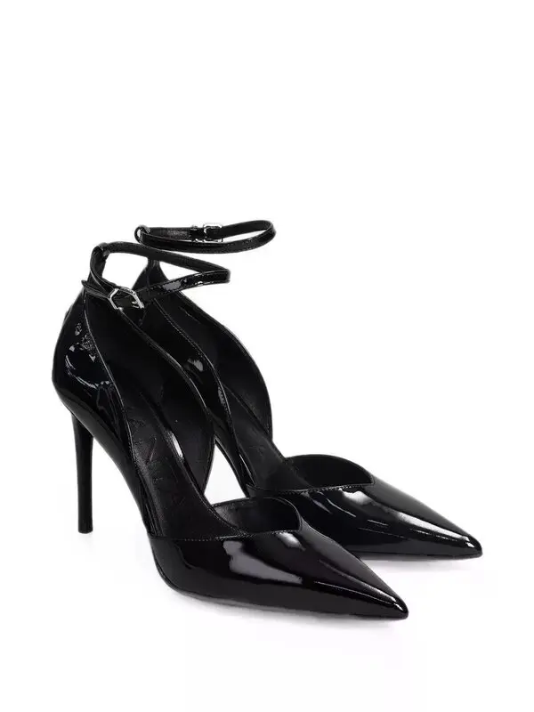 CHANTAL Pointed-toe Ankle-strap Pumps