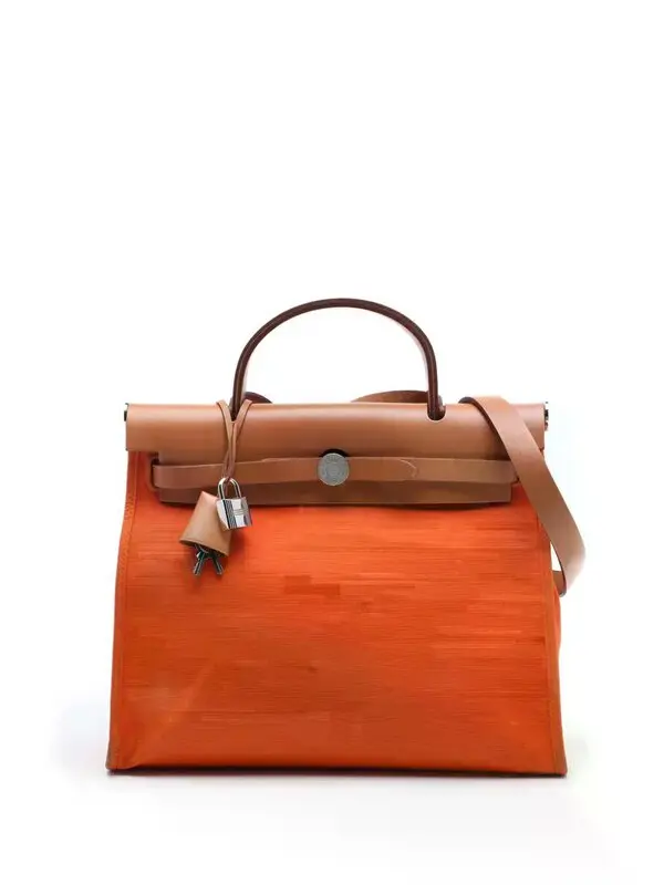 Hermès 2013 Toile Herbag Zip 31 Satchel