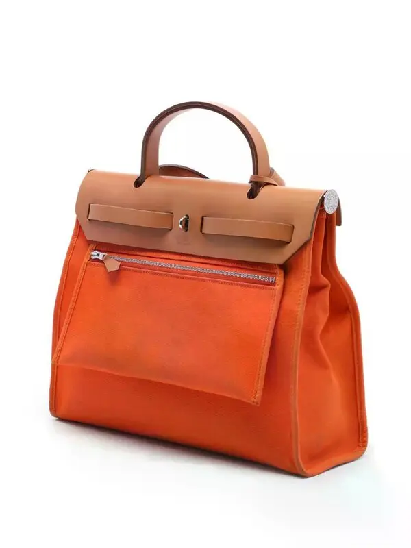 Hermès 2013 Toile Herbag Zip 31 Satchel