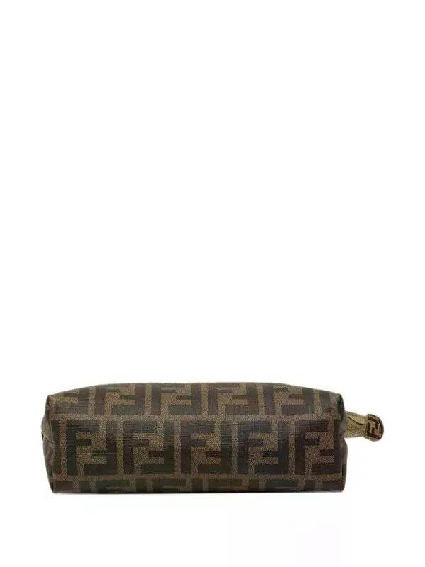 Fendi Zucca And Zucchino Coated Canvas Cosmetic Pouch