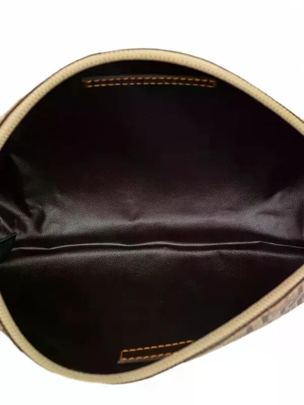 Fendi Zucca And Zucchino Coated Canvas Cosmetic Pouch