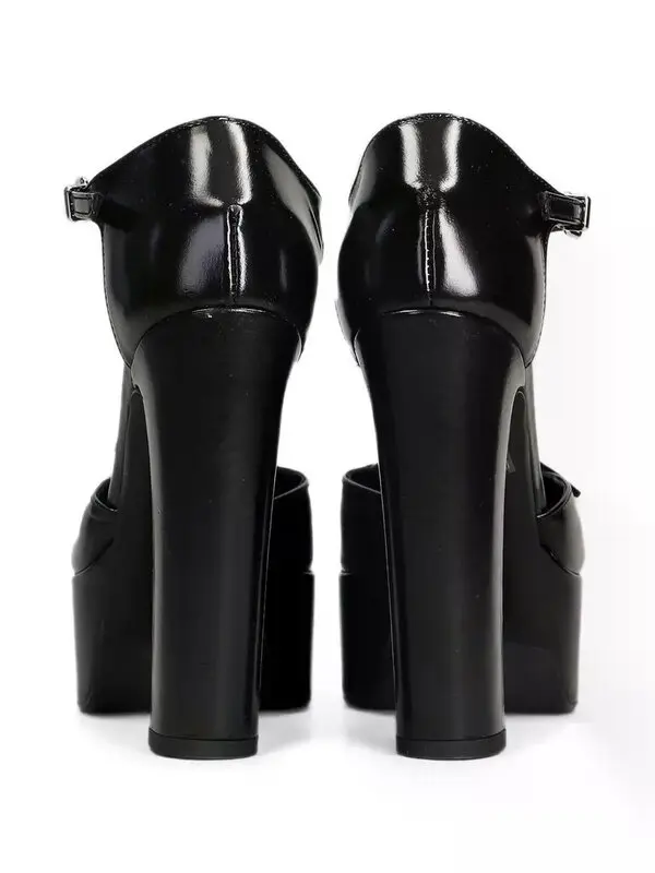 CHANTAL Buckle-detail Platform Pumps