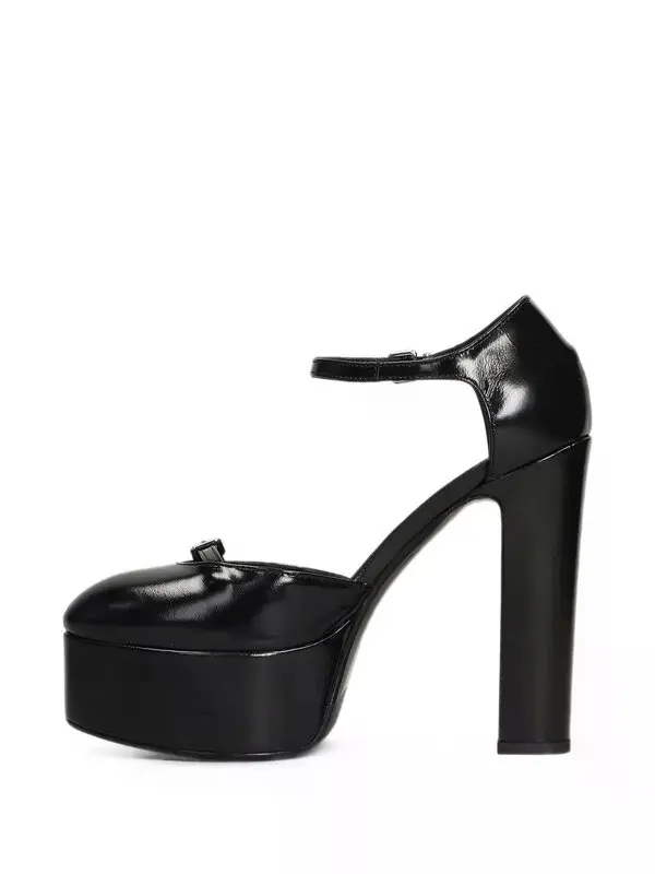 CHANTAL Buckle-detail Platform Pumps