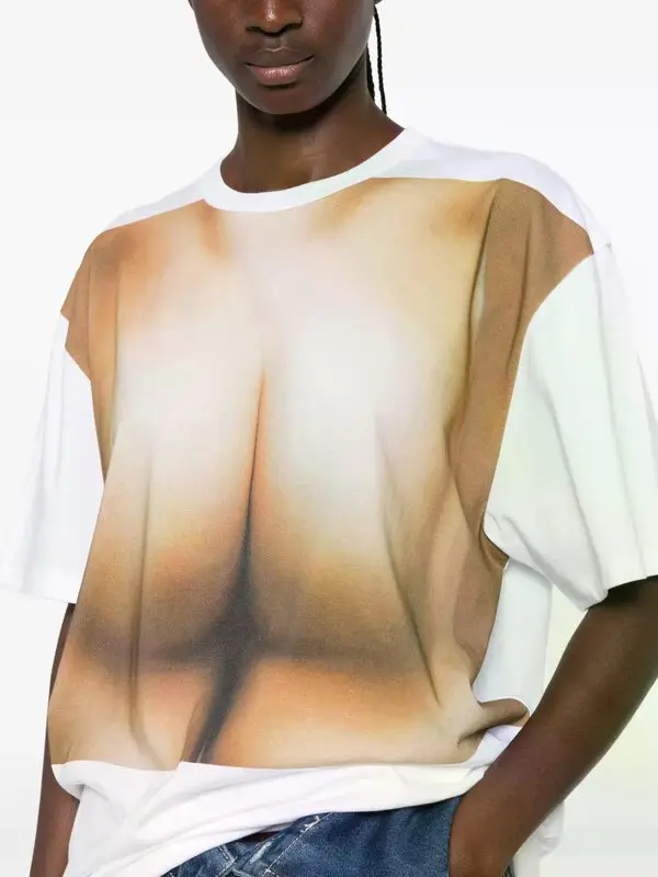 JEAN PAUL GAULTIER Trompe-l'œil Graphic-print T-shirt