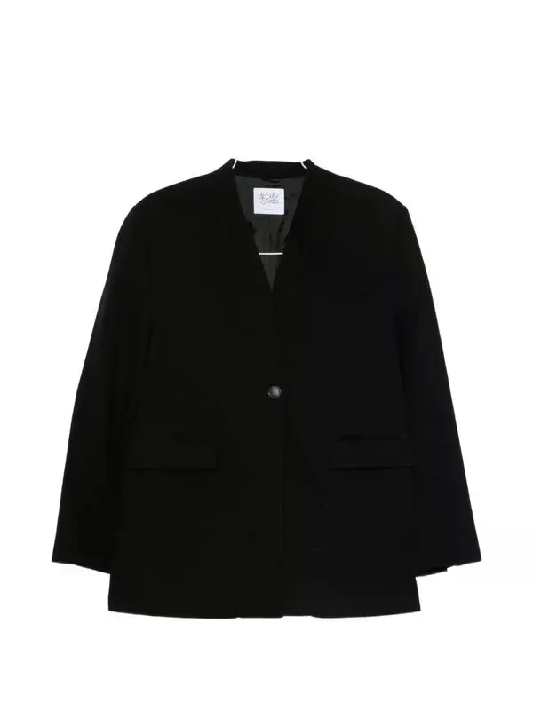 LE SULLY STUDIO Single-breasted Collarless Coat