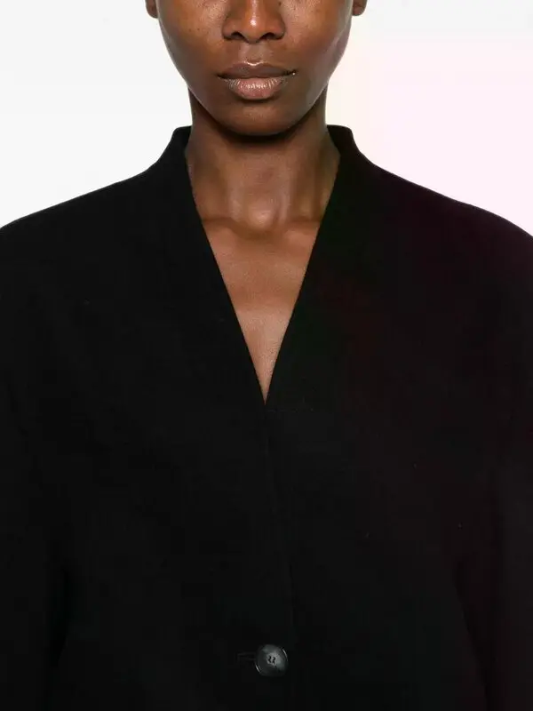 LE SULLY STUDIO Single-breasted Collarless Coat