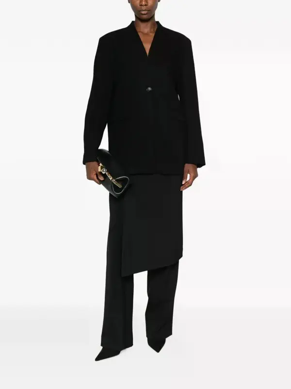 LE SULLY STUDIO Single-breasted Collarless Coat