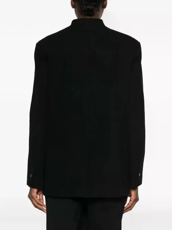 LE SULLY STUDIO Single-breasted Collarless Coat
