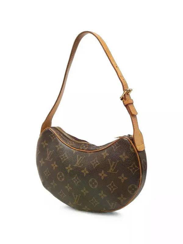 LOUIS VUITTON 2002 Monogram Croissant Pm Hobo Bag