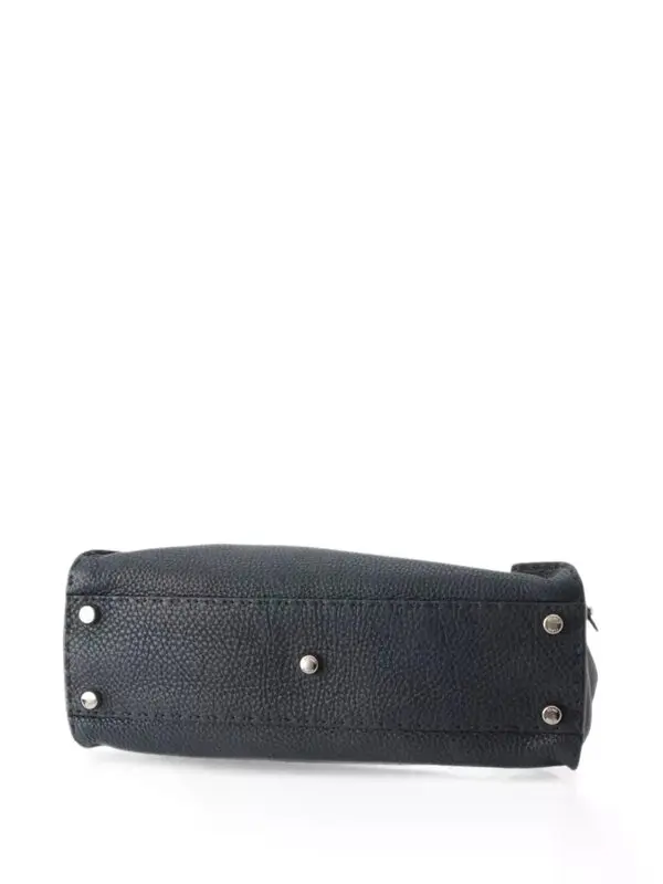 Fendi Selleria Peekaboo Iconic Satchel - Blue