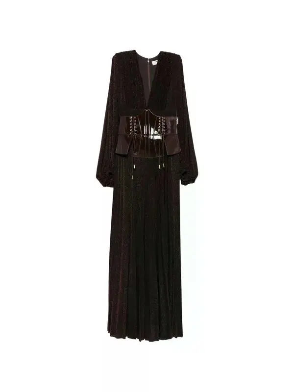 Elisabetta Franchi V-neck Maxi Dress