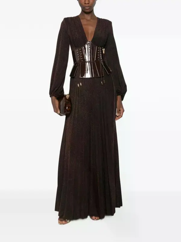 Elisabetta Franchi V-neck Maxi Dress