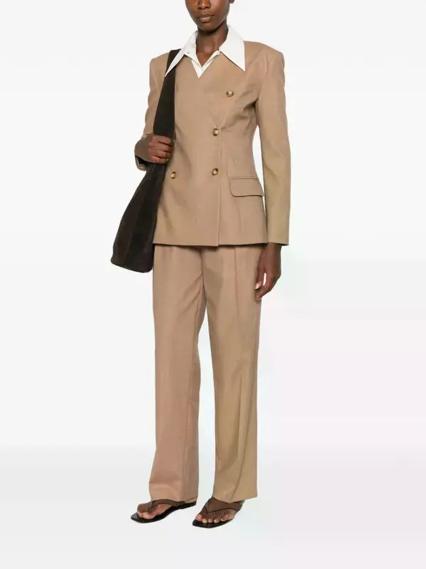LE SULLY STUDIO Pressed-crease Tailored Trousers