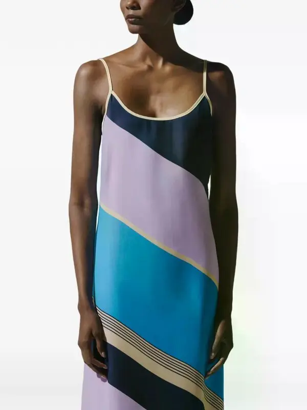 BAOBAB Rita Diagonal-stripe Maxi Dress