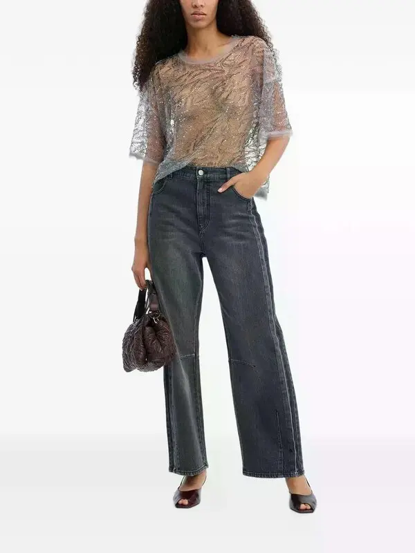 Munthe Faded Panelled Jeans