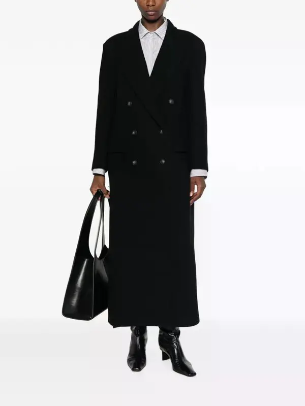 LE SULLY STUDIO Double-breasted Peak-lapel Coat