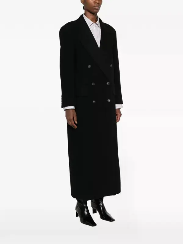 LE SULLY STUDIO Double-breasted Peak-lapel Coat