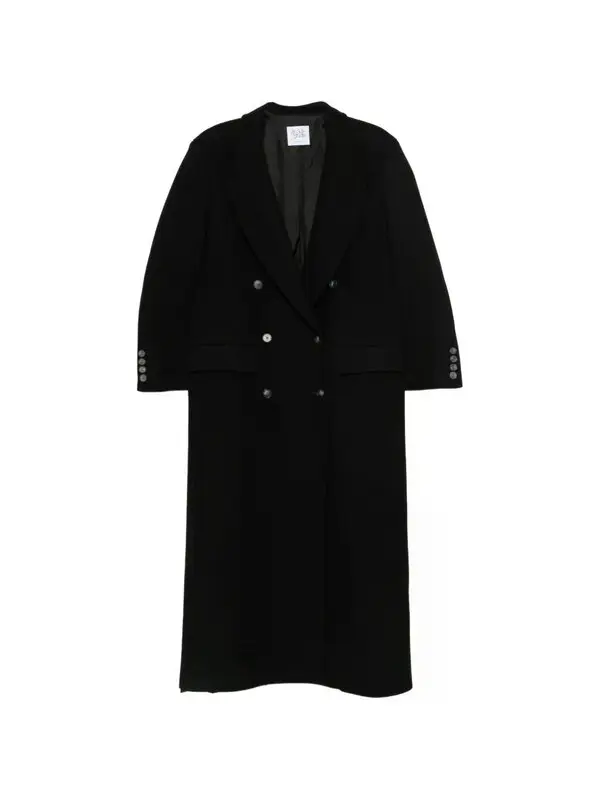 LE SULLY STUDIO Double-breasted Peak-lapel Coat