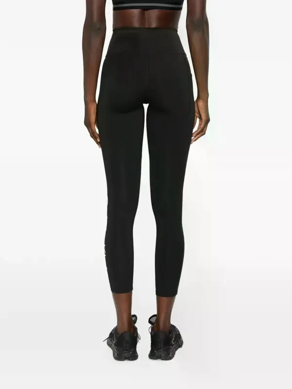 Calvin Klein Logo-print High-waisted Leggings