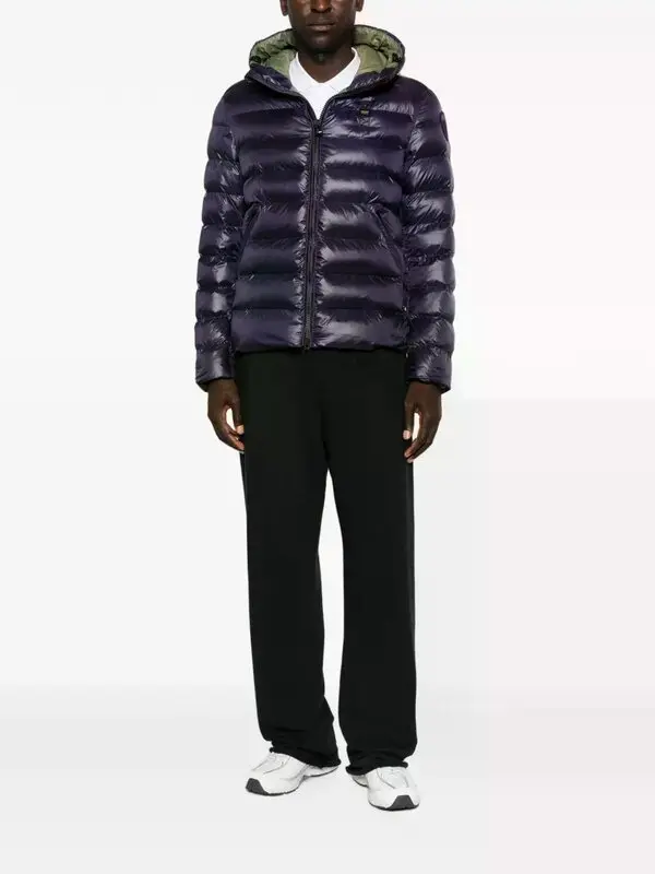 BLAUER. Hooded Quilted Jacket