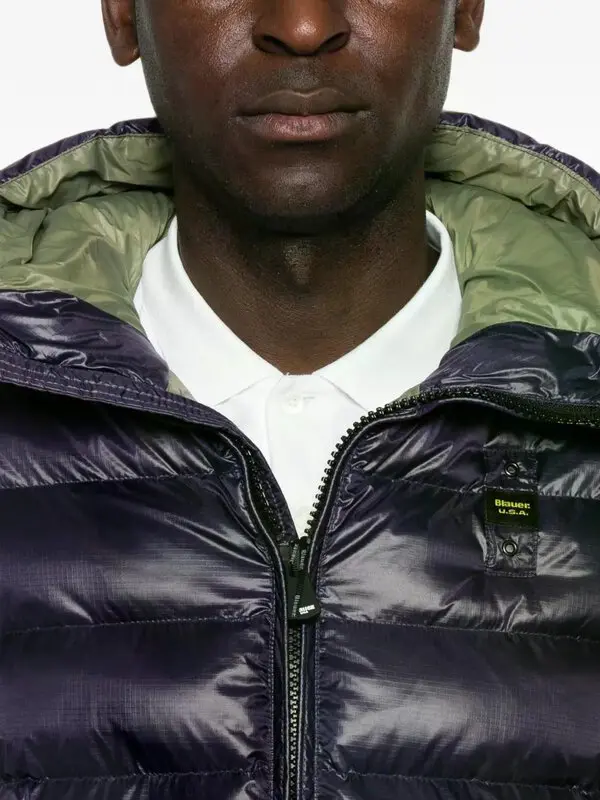 BLAUER. Hooded Quilted Jacket