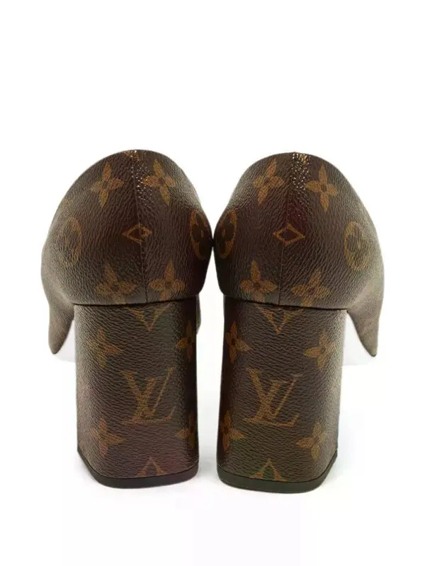 LOUIS VUITTON Madeleine Square-toe Pumps