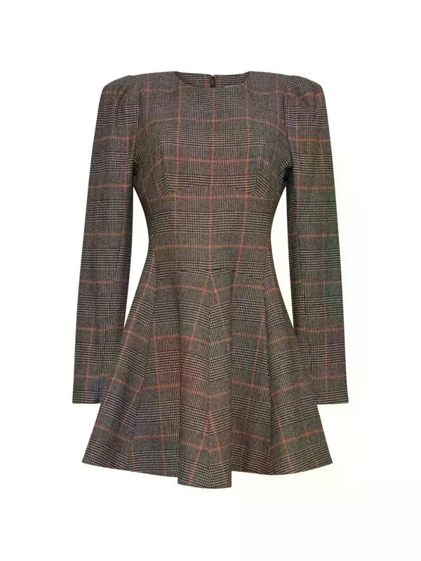 Cara Cara Rizzo Plaid Mini Dress