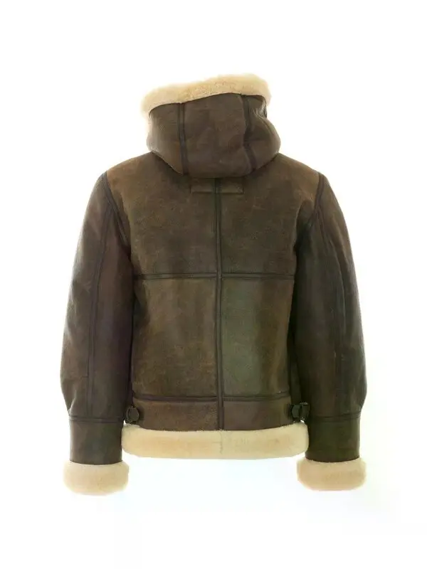 SCHOTT Shearling-lined Leather Jacket