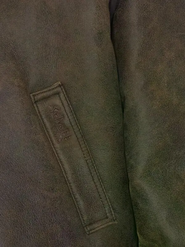 SCHOTT Shearling-lined Leather Jacket