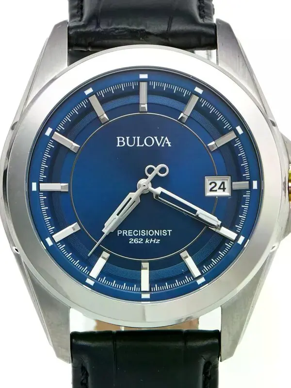 Bulova Precisionist 43mm Stainless Steel Watch