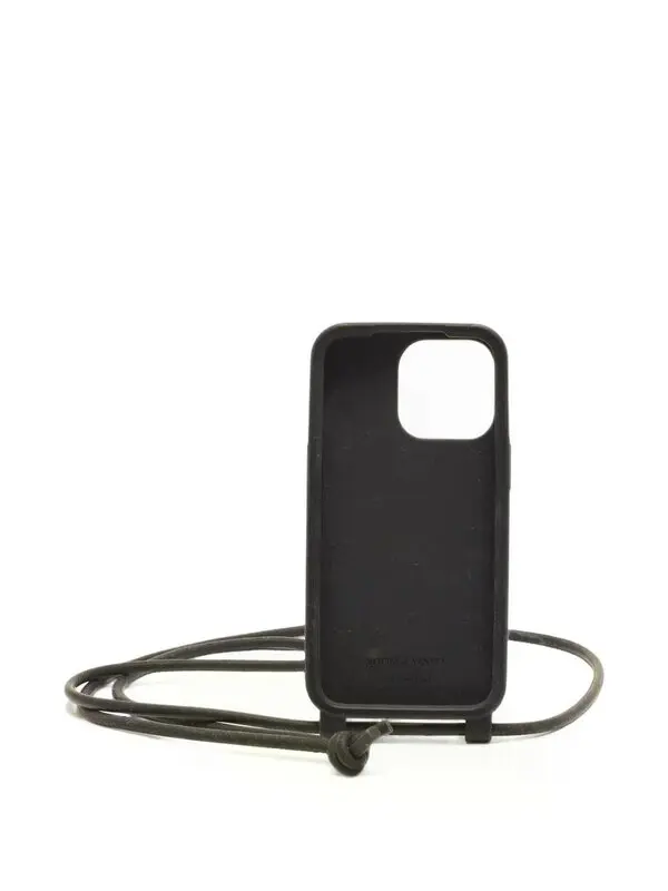 Bottega Veneta Intrecciato Strap Iphone 14 Pro Case