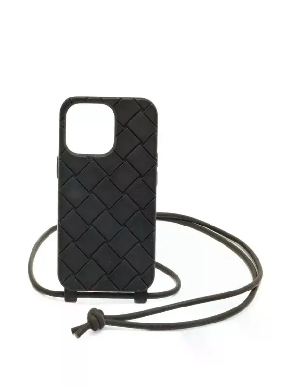Bottega Veneta Intrecciato Strap Iphone 14 Pro Case