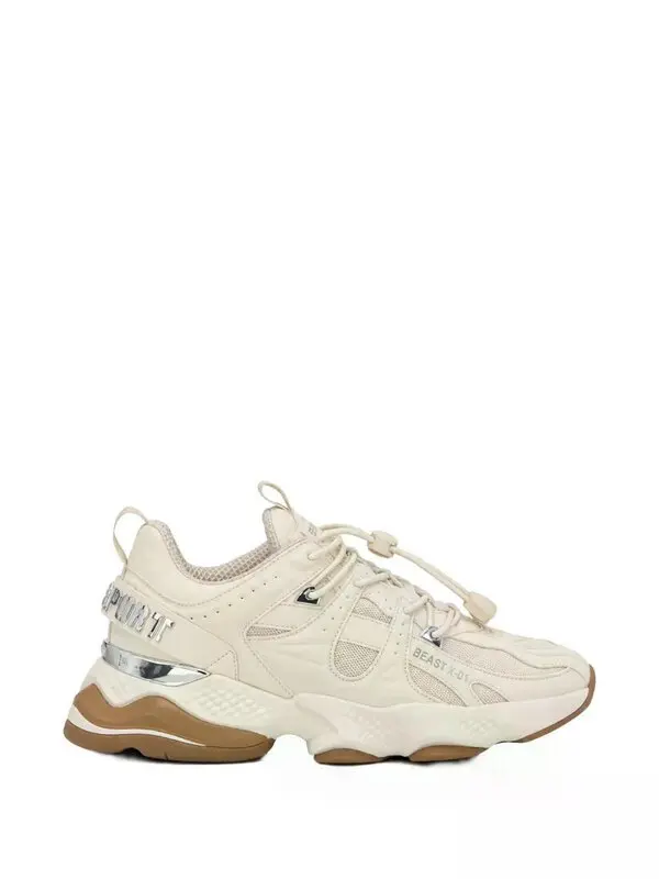 PLEIN SPORT Runner Beast X-01 Panelled Sneakers - Neutrals