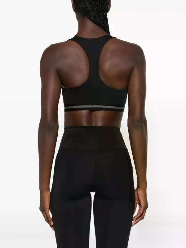 Calvin Klein Logo-tape Racerback Sports Bra