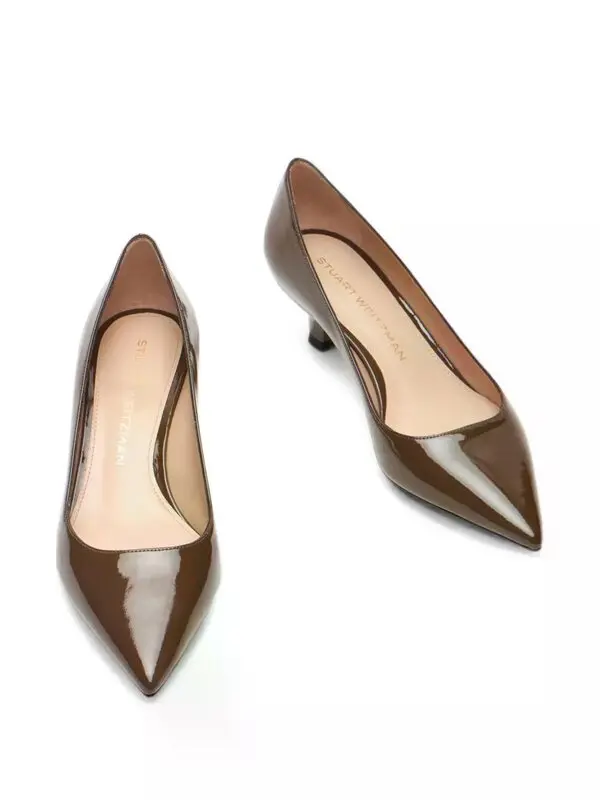 STUART WEITZMAN Sculpt Pointed-toe Pumps