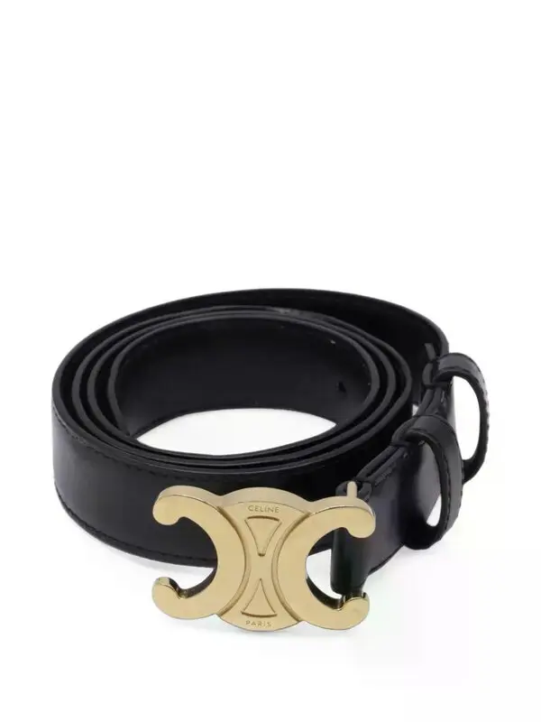 Celine Triomphe Buckle Belt