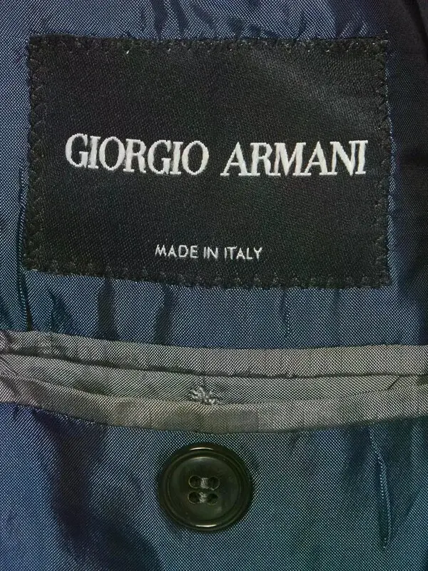 Giorgio Armani Single-breasted Wool Blazer