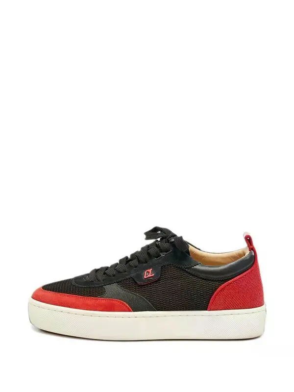 CHRISTIAN LOUBOUTIN Happyrui Spike Detail Sneakers - Black