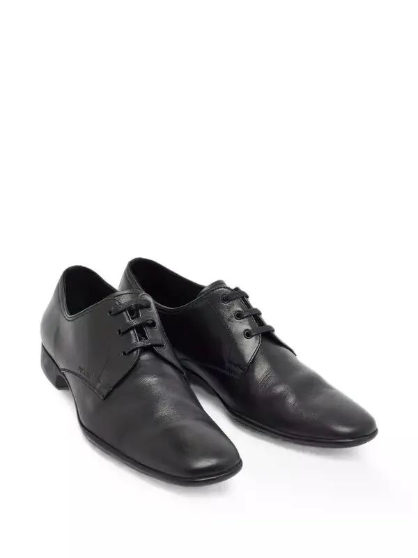 Prada Lace-up Leather Derby Shoes