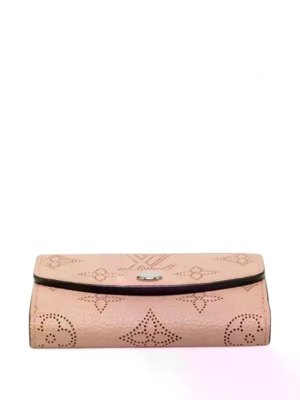 LOUIS VUITTON 2019 Monogram Mahina Iris Xs Small Wallets