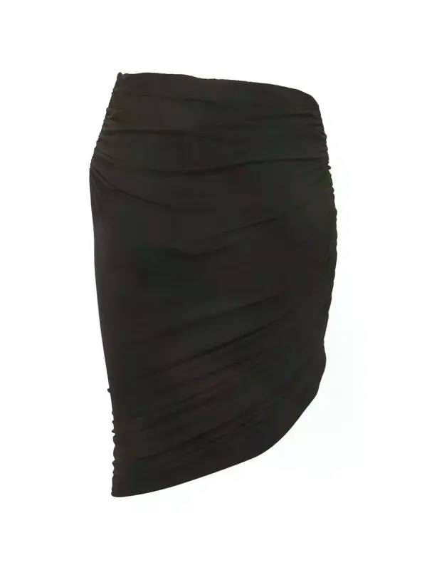 Magda Butrym Ruched Asymmetric Hem Skirt